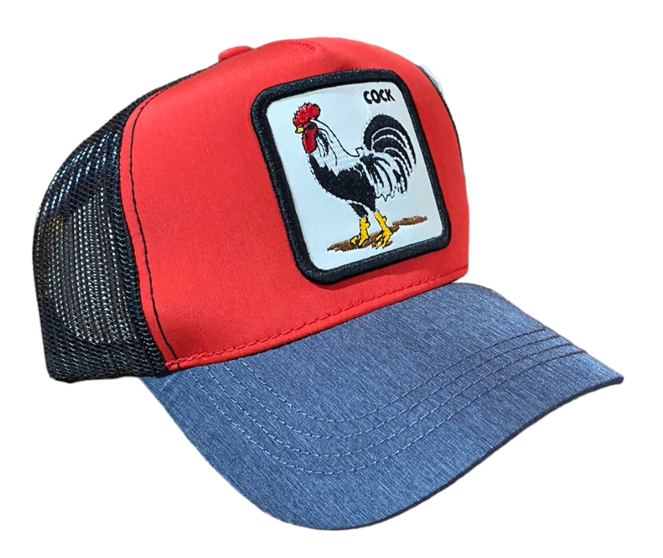 Gorra Banderantes Parche Gallo Tricolor – Corral Western Wear México