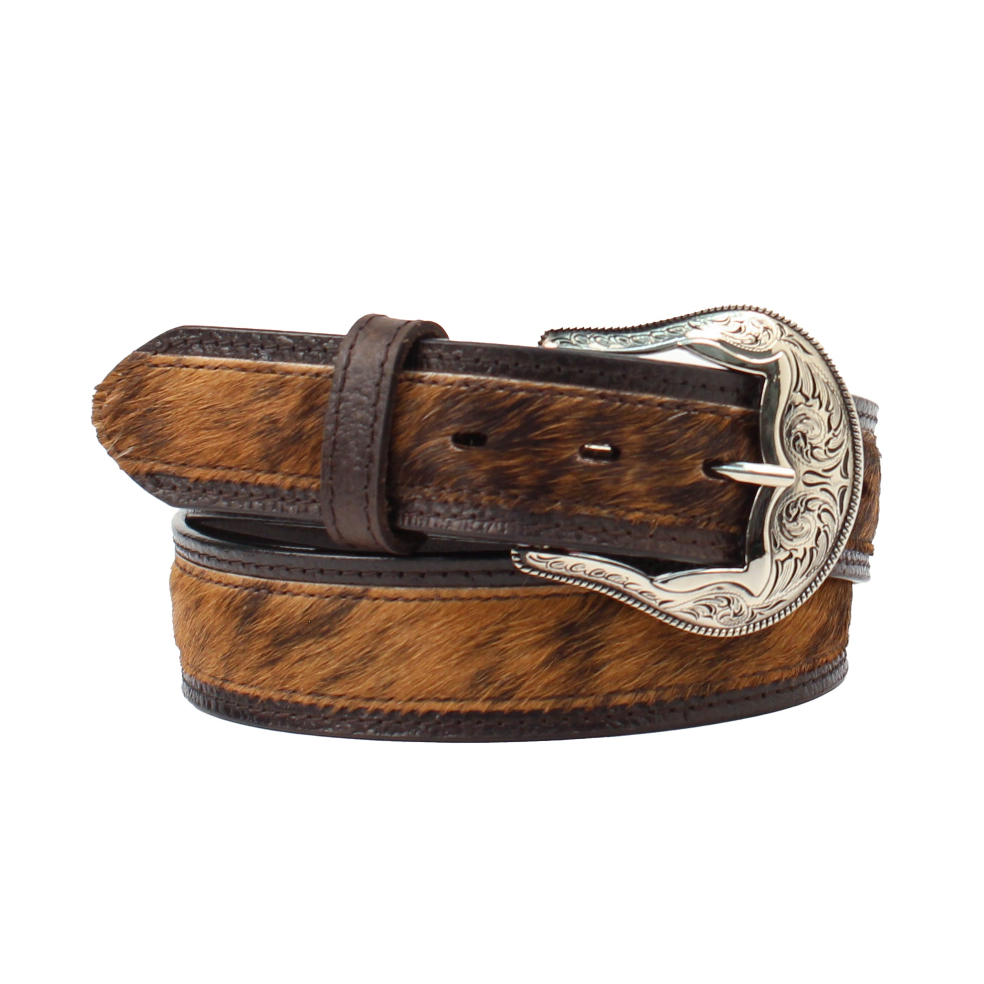 Cinturón Ariat Pelo de Ternero Café – Corral Western Wear México